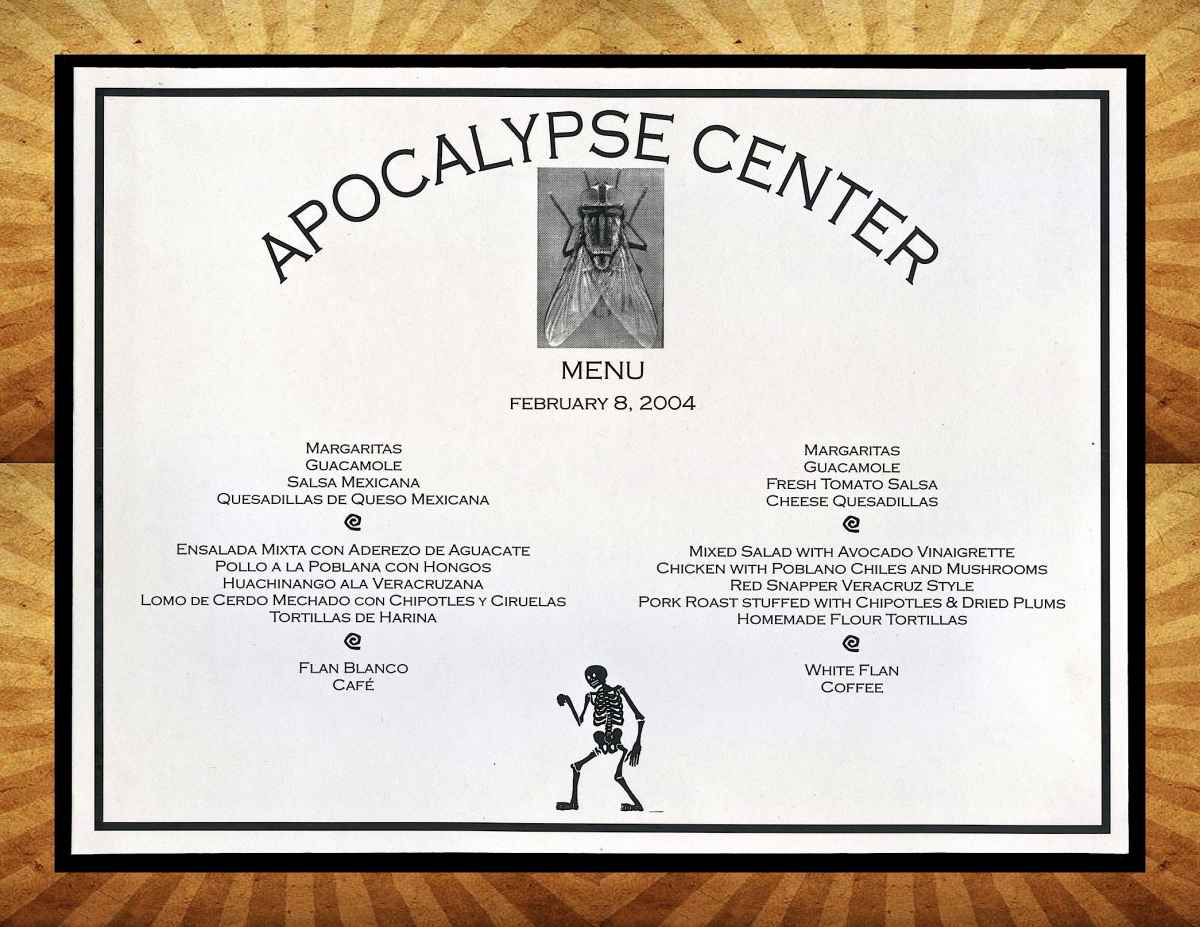 Apocalypse Menus by Glowing Heads