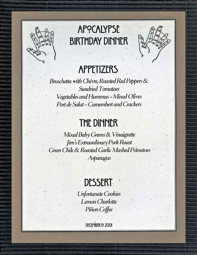 Apocalypse Menus by Glowing Heads